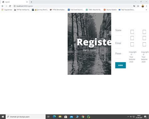 gece yaptığım site sabah kalktığımda ters dönmüş flask python