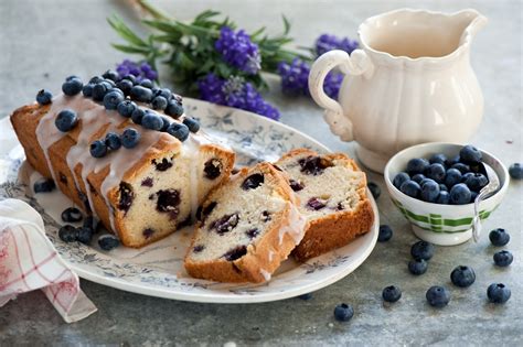 Wallpaper Makanan Sarapan Pencuci Mulut Bluberi Pembakaran