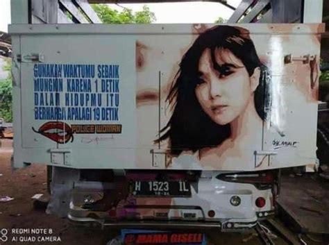 heboh video seks foto gisel dan tulisan 19 detik di belakang truk ini