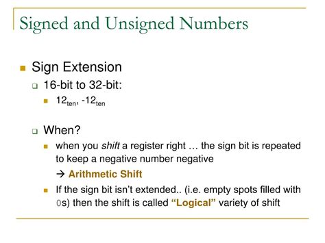 ppt signed and unsigned numbers powerpoint presentation free
