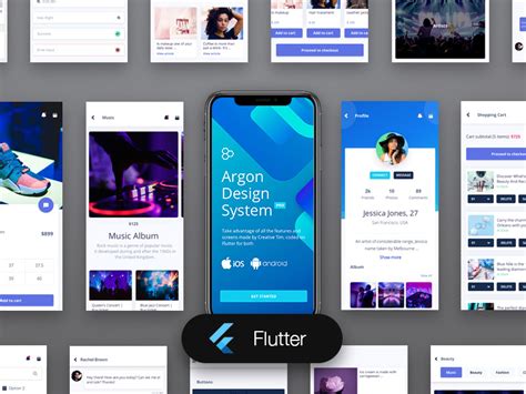 6 flutter mobile app templates creative tim