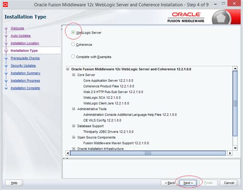 installing and configuring oracle weblogic server