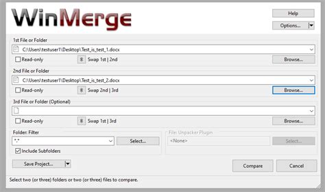 comparing office documents with winmerge sans internet storm center