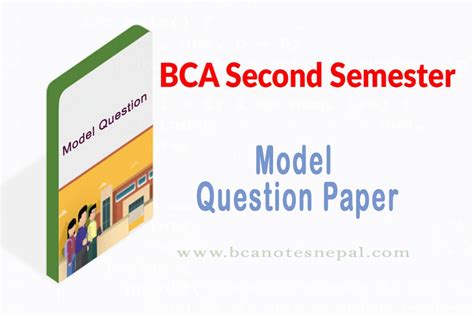 model question paper for bca second semester bca notes nepal