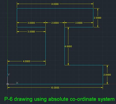 autocad drafting images by coordinate system methods week 1 skill lync