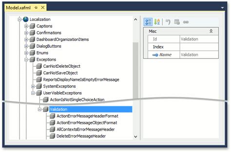 localize validation messages expressapp framework devexpress