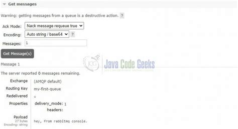 rabbitmq tutorial for beginners examples java code geeks 2022