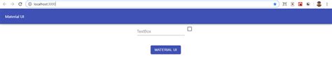 add material ui in react application