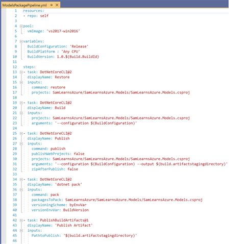 using azure artifacts to create our own nuget package