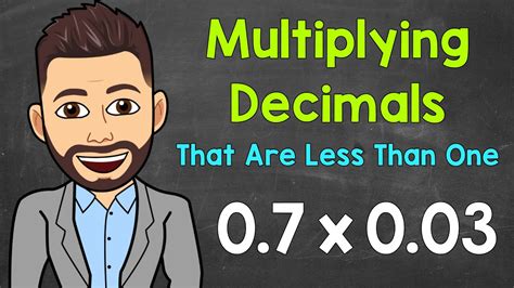 Multiplying Two Decimals Less Than One How To Multiply Decimals