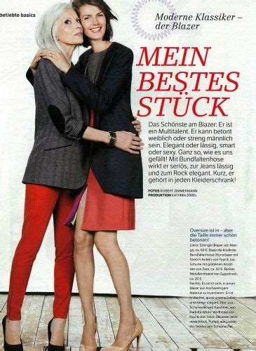 Anna Von Ruden Fashion Model Mature Women