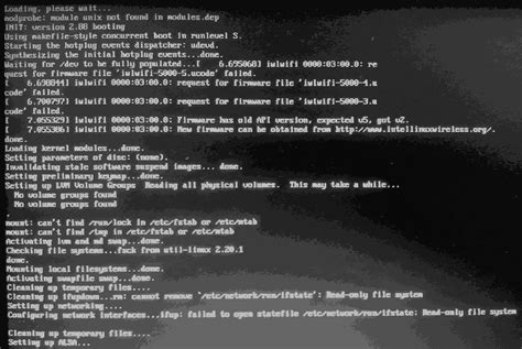 debian readonly on boot but don t see why how to