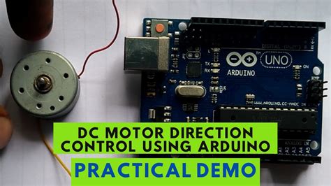 dc motor direction control using arduino tamil middle