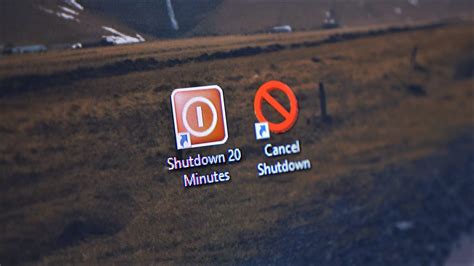 put a shutdown timer on your windows desktop with this command video