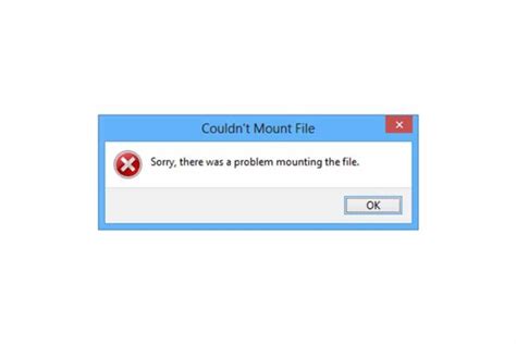 how to fix “couldn t mount file” error