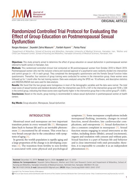 Pdf Randomized Controlled Trial Protocol For Evaluating The Effect Of