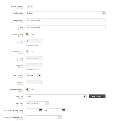 how to add a bundle product dynamic price with custom options to