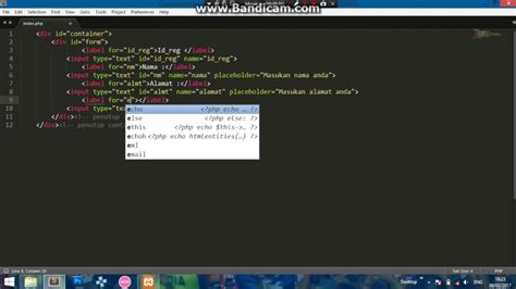 tutorial membuat form registrasi dengan php dan mysql youtube