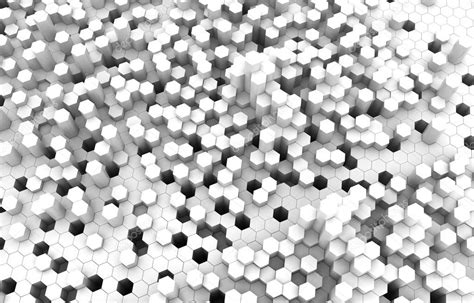 Dúo Tono Hexágono Textura De Fondo 3d Ilustración De Representación 3d