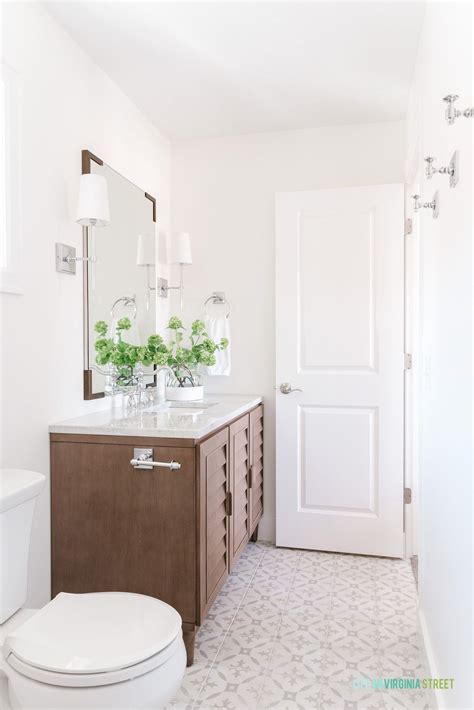 Small Guest Bathroom Remodel Reveal In 2021 Guest Bathroom Remodel