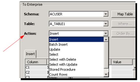 database destined payloads