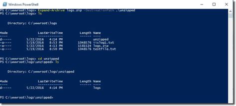 zip and unzip with powershell 4sysops