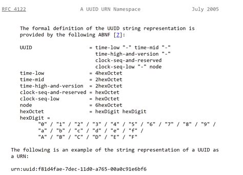 uuid universally unique identifier evrensel olarak benzersiz