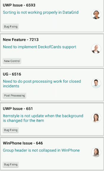 selection in xamarin listview control syncfusion