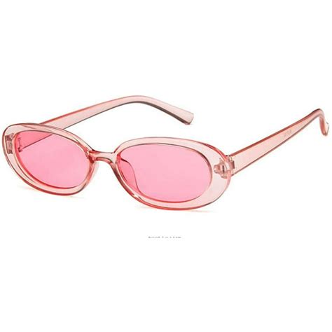 Retro Vintage Narrow Cat Eye Sunglasses For Women Clout Goggles Plastic