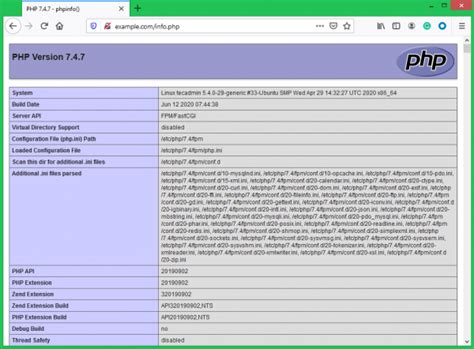how to install nginx with php fpm on ubuntu 20 04 tecadmin