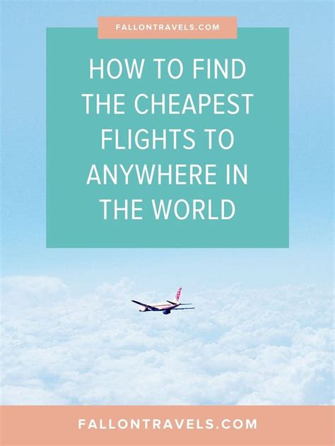 If You Are On Budget It Can Be Tricky To Find Cheap Flights To