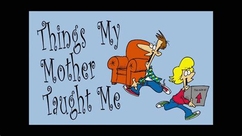 Things My Mother Taught Me Audience Reaction Youtube