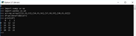 dataframes in python