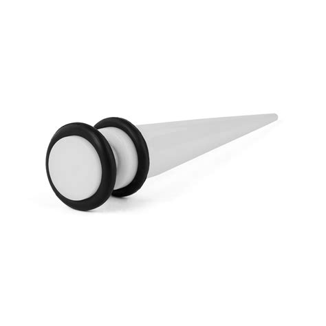 Orecchino A Cono Magnetico Bianco Da 8 Mm Disponibile Fort Tempus