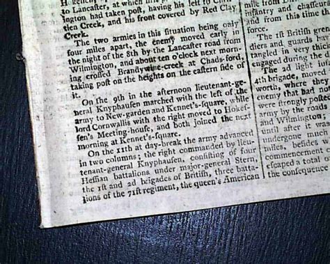Battles Of Brandywine And Germantown Incredible Detail