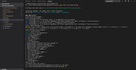 reactjs create react app not producing public and src folders stack