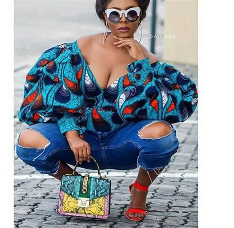 African Print Wrap Top Ankara Top African Blouse African Clothing For