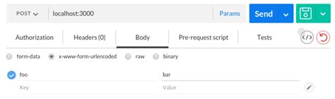 node js node get posted variables via body parser