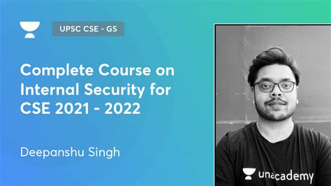 upsc cse gs complete course on internal security for cse 2021