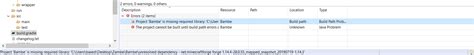 java minecraft forge 1 14 4 missing library error