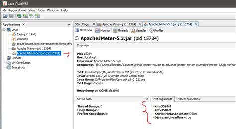 how to configure jmeter jvm by maven