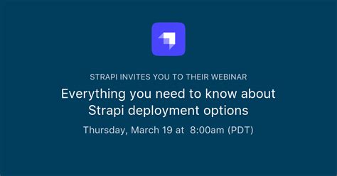 everything you need to know about strapi deployment options strapi