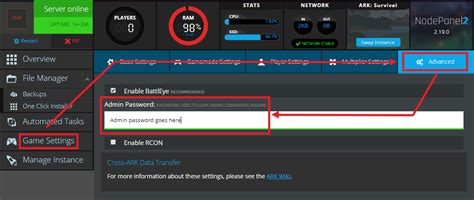 how to use the admin console on your ark survival evolved server ark