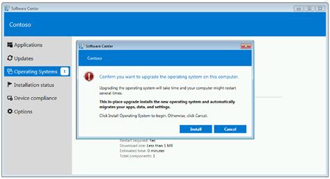 refresh a windows 7 sp1 client with windows 10 using configuration