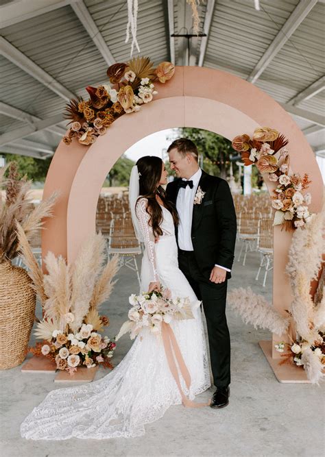 Terracotta Arches Boho Pampas Grass Decor For This Texas Hill Country