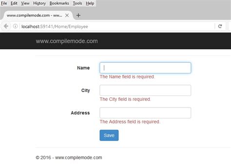 post strongly typed html beginform view data into database