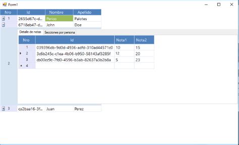 Master Detail Datagridview In C Codeproject