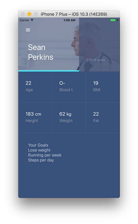 github sean perkins nativescript healthcare app healthcare example