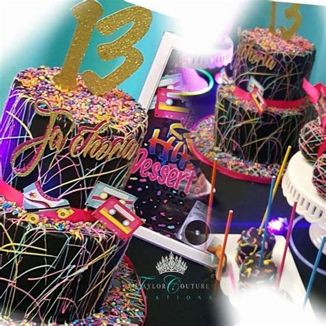 80 90s Hip Hop Glow Bash Birthday Party Ideas Photo 3 Of 15 Girls