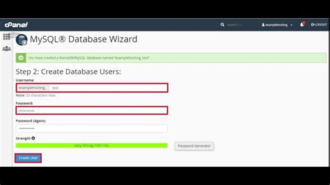 how to create database in cpanel youtube